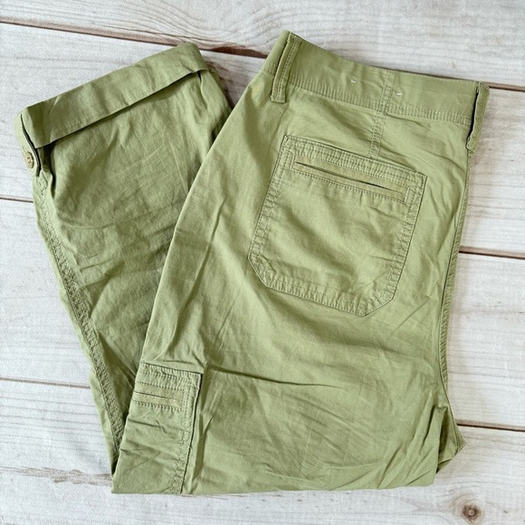 Chico's | Pants & Jumpsuits | Chicos Pale Olive Sage Green Convertible ...
